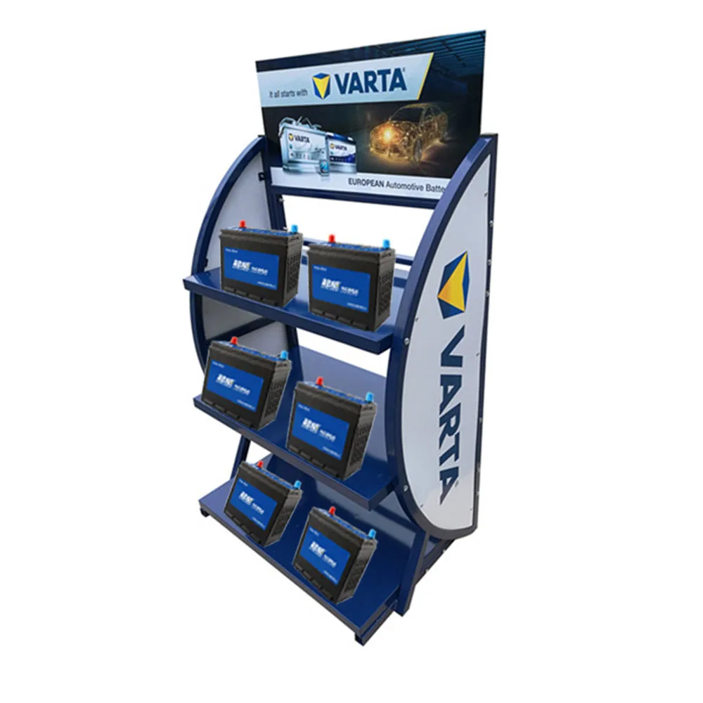 Wholesale 3 Tiers Shelf Metal Display Floor Stand Automotive Car ...