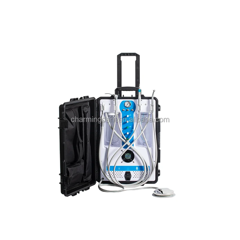 Portable Dental Unit with Built-in Air Compressor