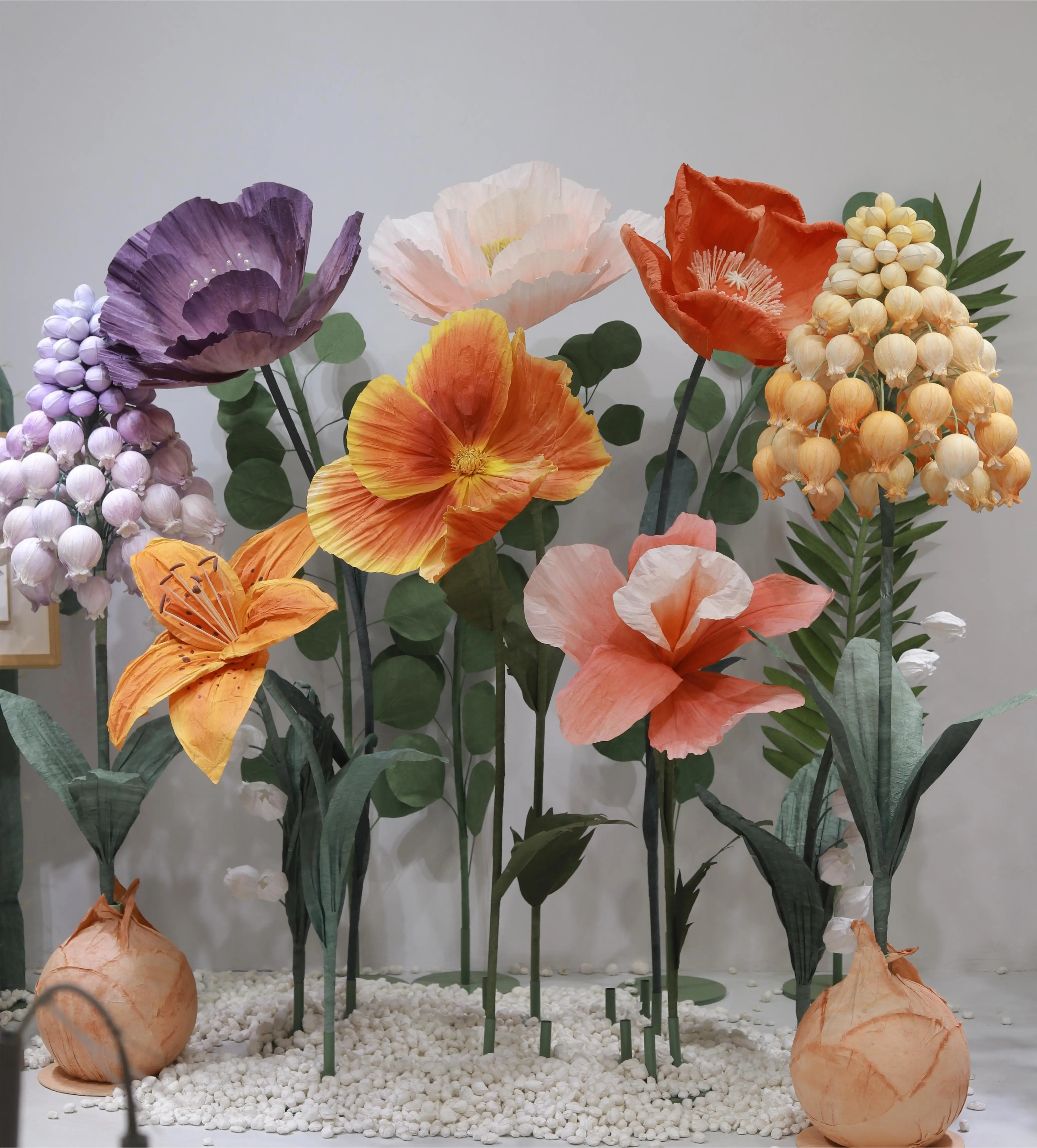 Q134 2024 Wedding Giant Flower Decoration New Design Luxury Party Stage ...