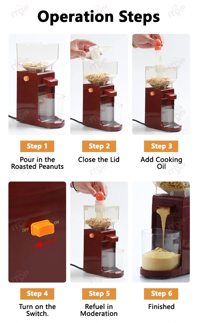 Peanut Maker Machine - Efficient Peanut Butter Grinder