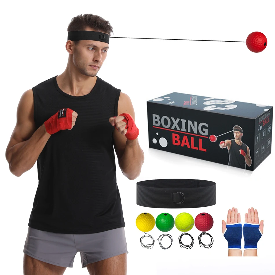 WOSWEIR Kick Boxing Speed Training Punch Ball Reflex Ball