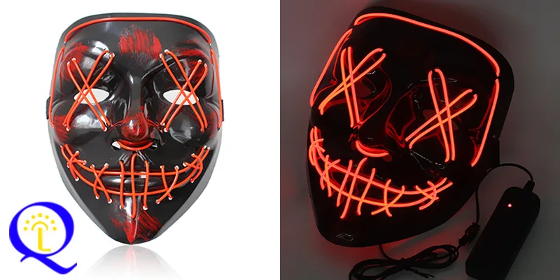 Custom Design Halloween Led Mask V For Vendetta Mask Anonymous Guy 10 ...