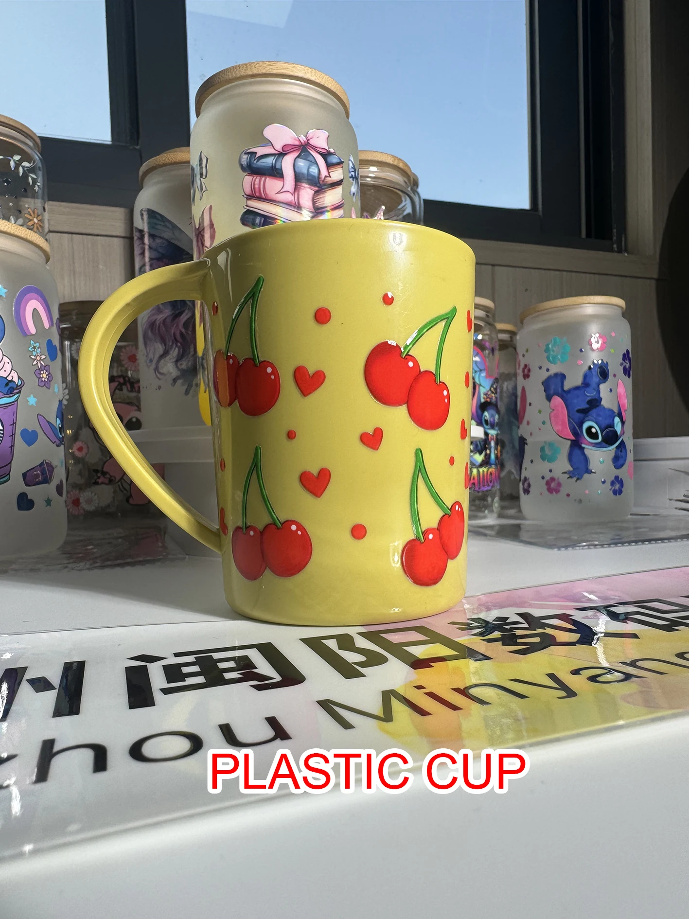 Diversified Design Wholesale 3D UV Printing Waterproof Cup Wraps