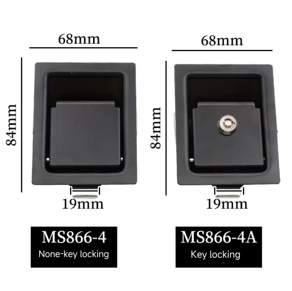 Stainless Steel Telecom Cabinet Paddle Lock - Durable & Secure