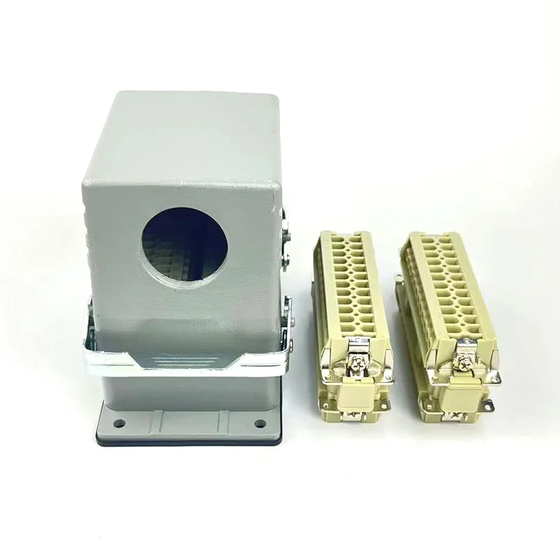 Rectangular Heavy-duty Connector He-4/6/10/16/24/48 Hot Runner Aviation ...
