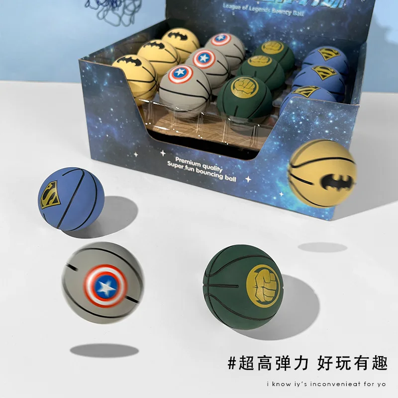 Hot Venting Ball Marvel Rubber Bounce Ball Superhero Bounce Mini ...