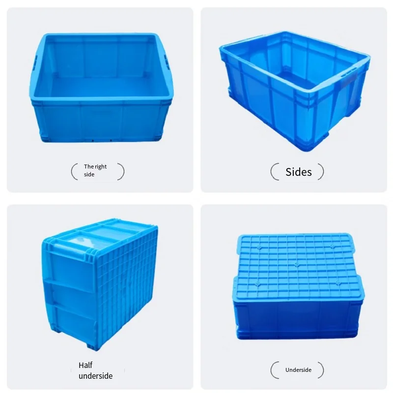 Heavy Duty Plastic Stackable Crate Storage Moving Transport Logistic ...