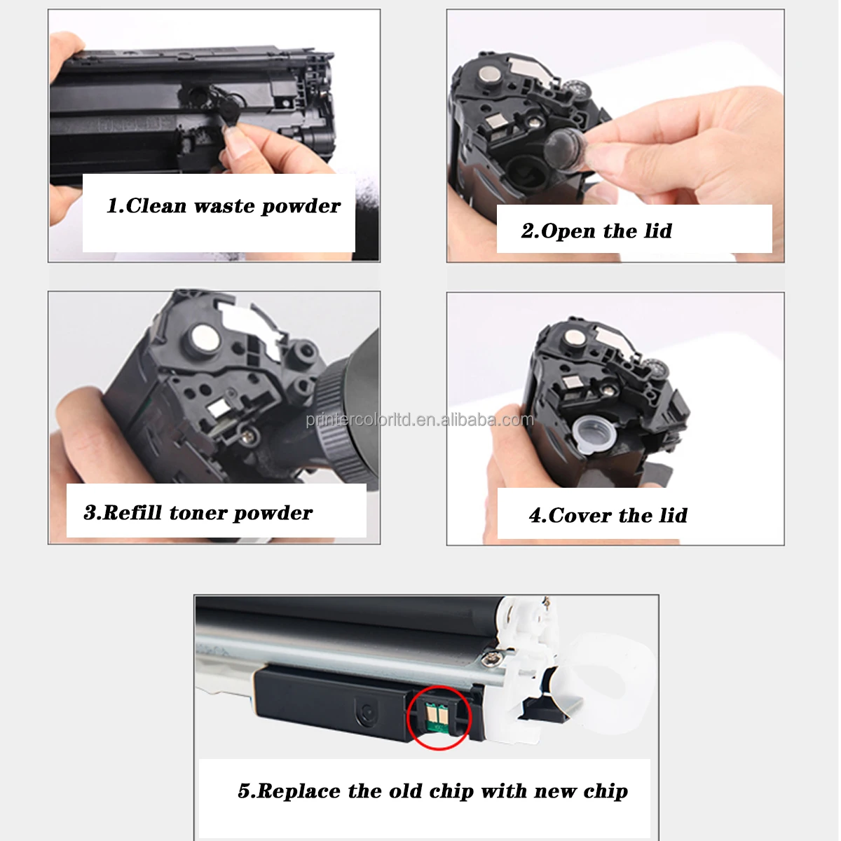 Reset del Chip di Toner per HP LaserJet MFP M110 M139 M140 M111 M141 ...