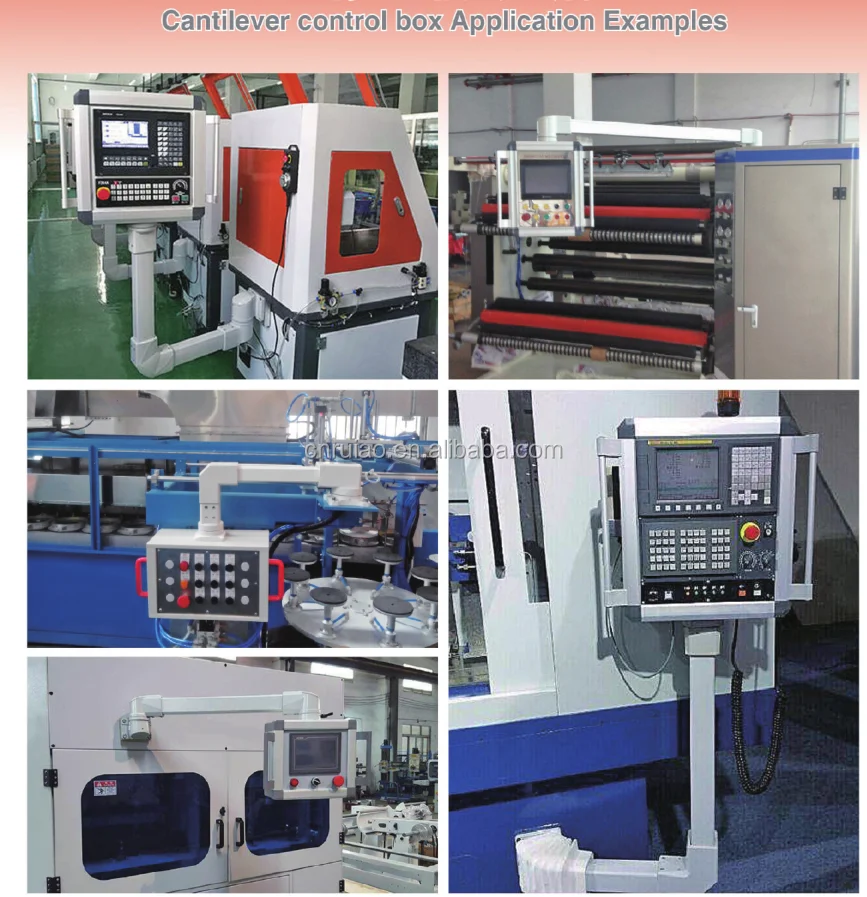 Factory Control Panel Box - HMI Enclosure with Cantilever Support Arm ...