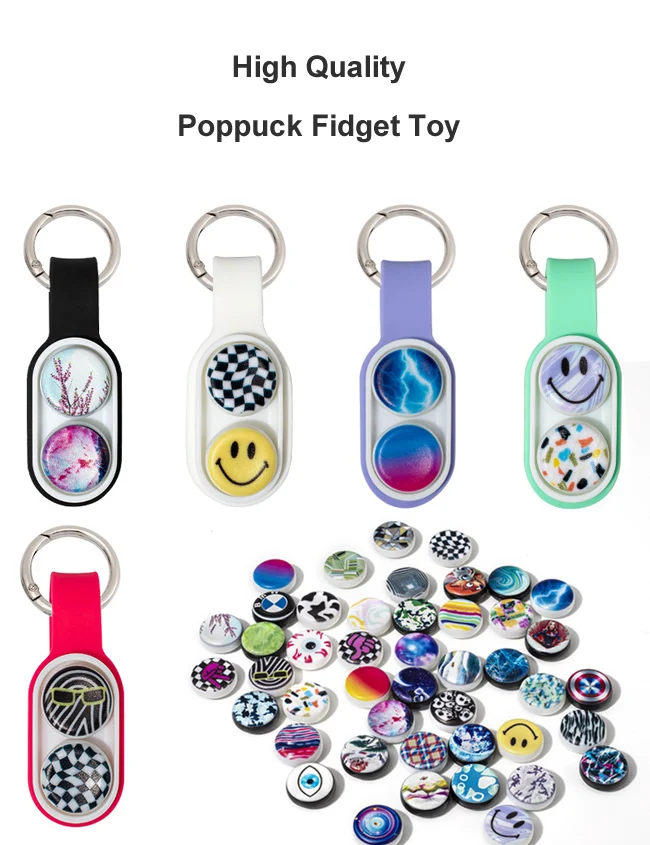 2022 High Quality Anti Stress Pop Puck Fidget Pop Puck Magnet Toy ...