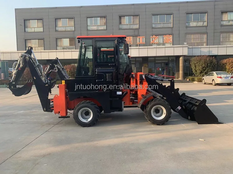 Toho Earth-moving Machinery Mini Tractor Towable Backhoe Loader Wz22-16 ...