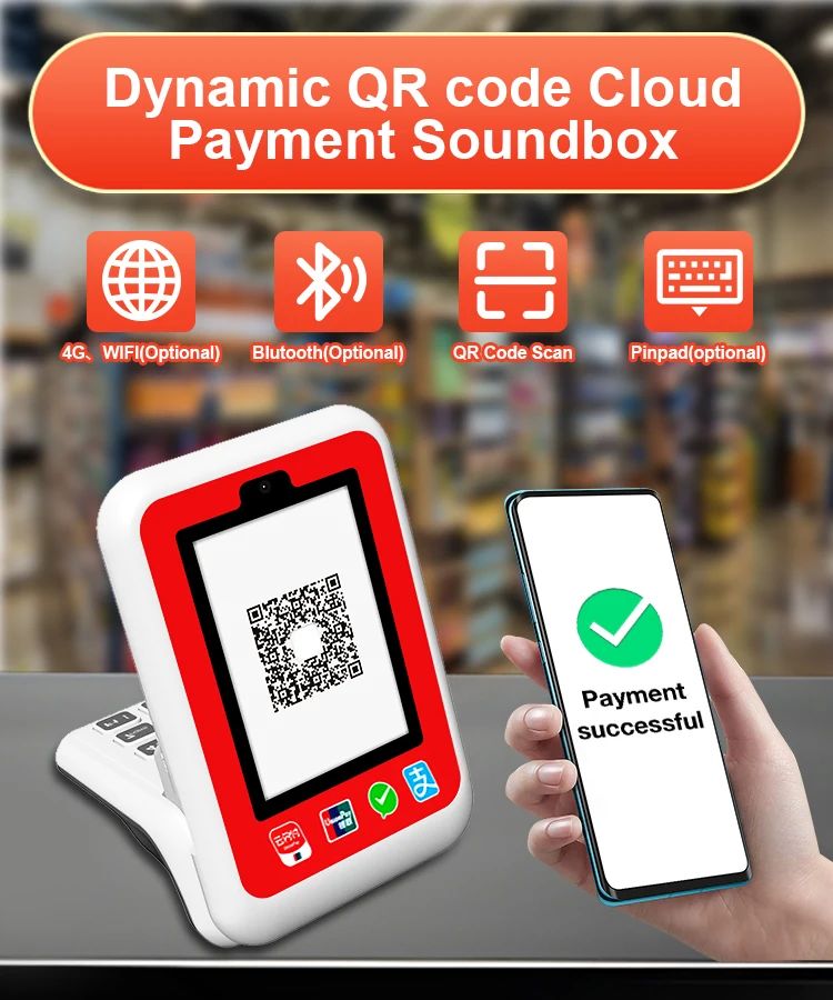 3.5 Inch QR Code Generator - Dynamic Payment Terminal