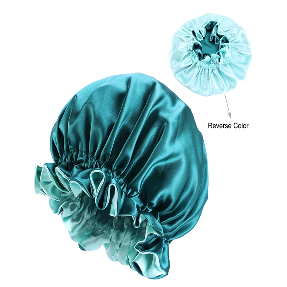 Oem Logo Silk Satin Hair Bonnet With Logo - Buy Silk Bonnet,Satin ...