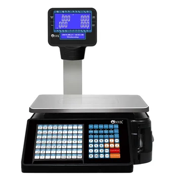 Nvk 30kg Tma Barcode Label Printing Scales Retail Shop Cash Register ...