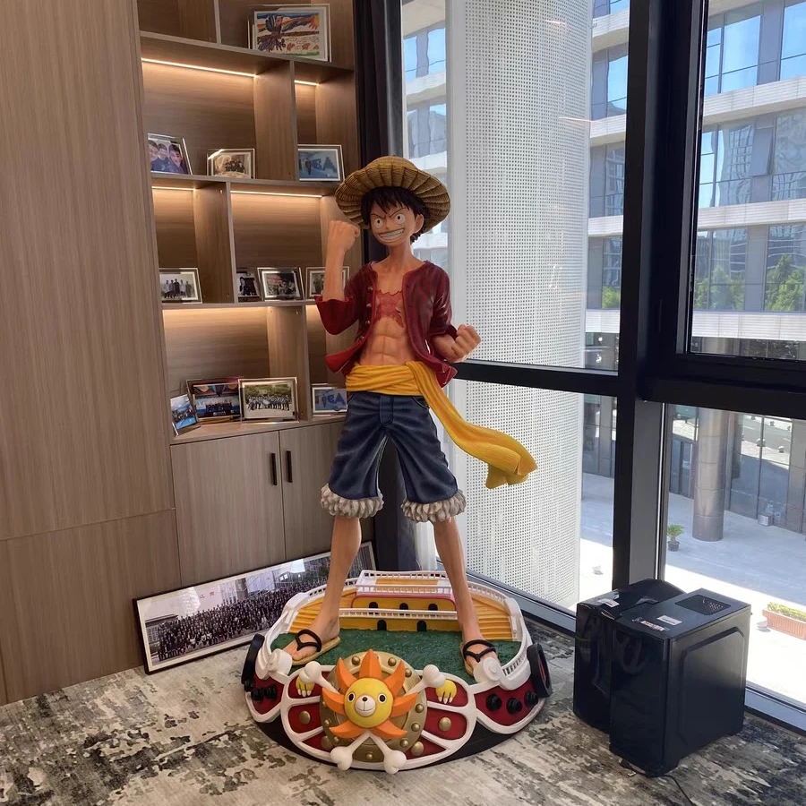 Life Size Luffy Statue One Piece Figure Life Size Luffy Gear 5 Statue ...