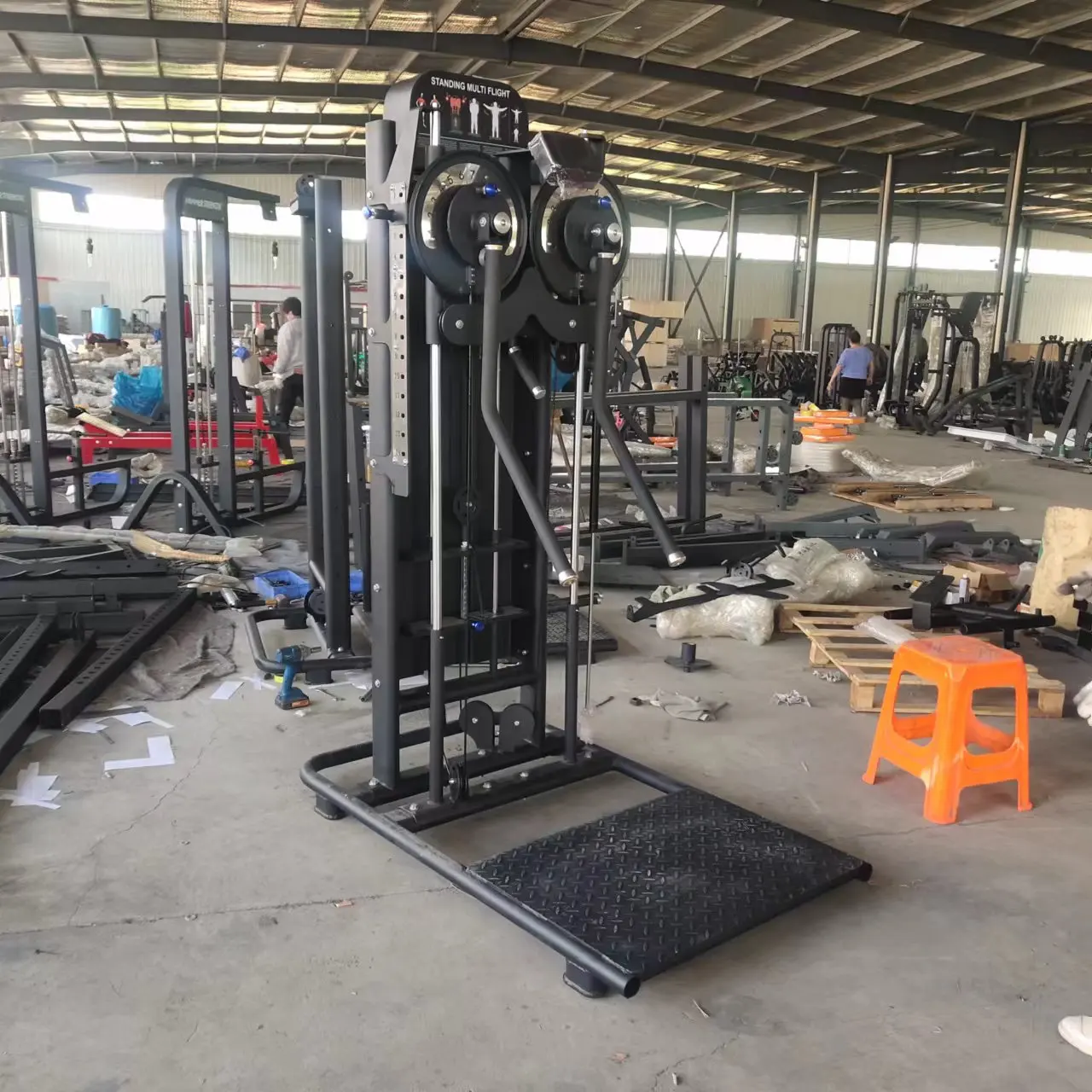 Lateral Raise Machine Standing Multi Flight Arm Exercise Shoulder Press ...