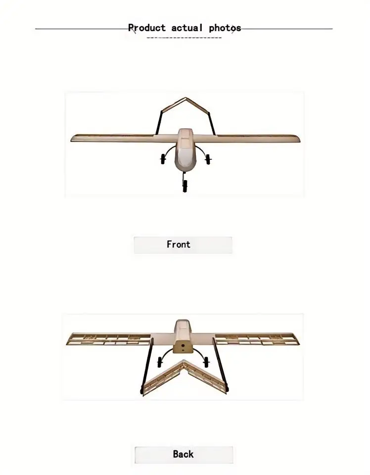 2.1-meter Wingspan Shadow UAV Drone RQ-7 Assembly Kit