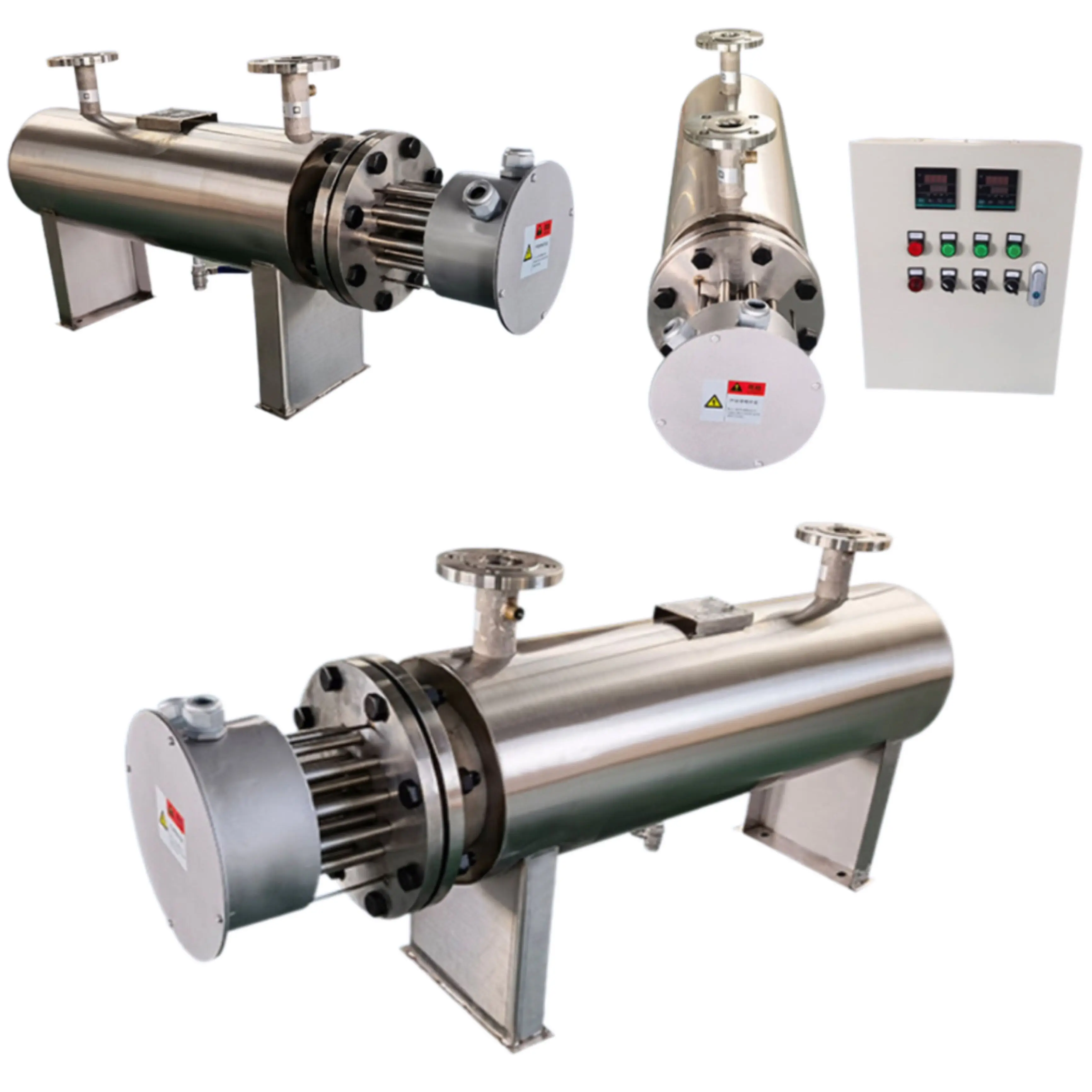 Flanged Fluid Pipeline Heater - Efficient Circulation Process