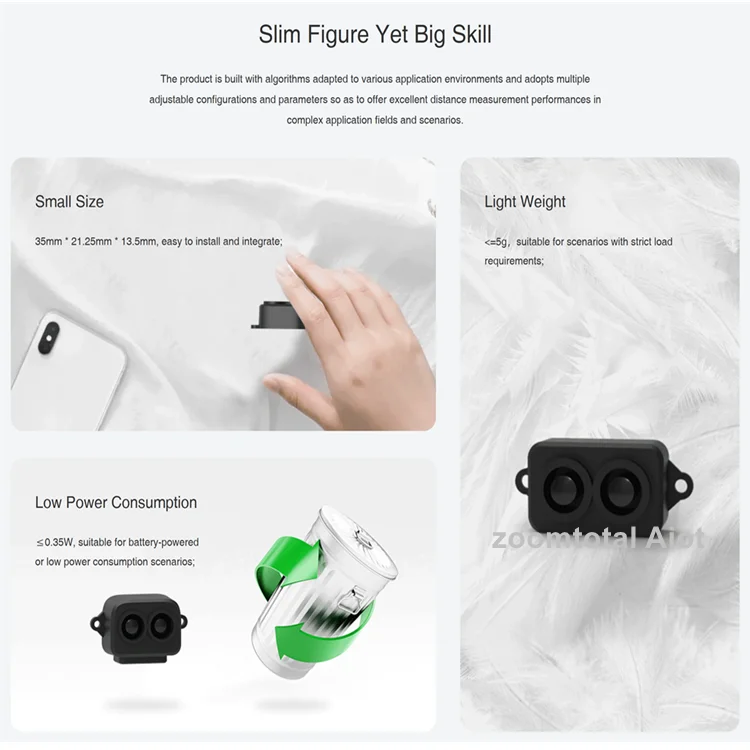 850nm 0.2m~8m Tof Lidar Single-point Ranging Lidar For Robot Obstacle ...