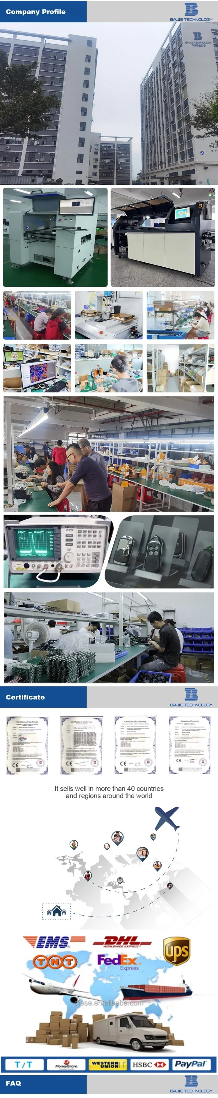 Self-sourced Rolling Code Remote Control Compatible with Nice Remote ...