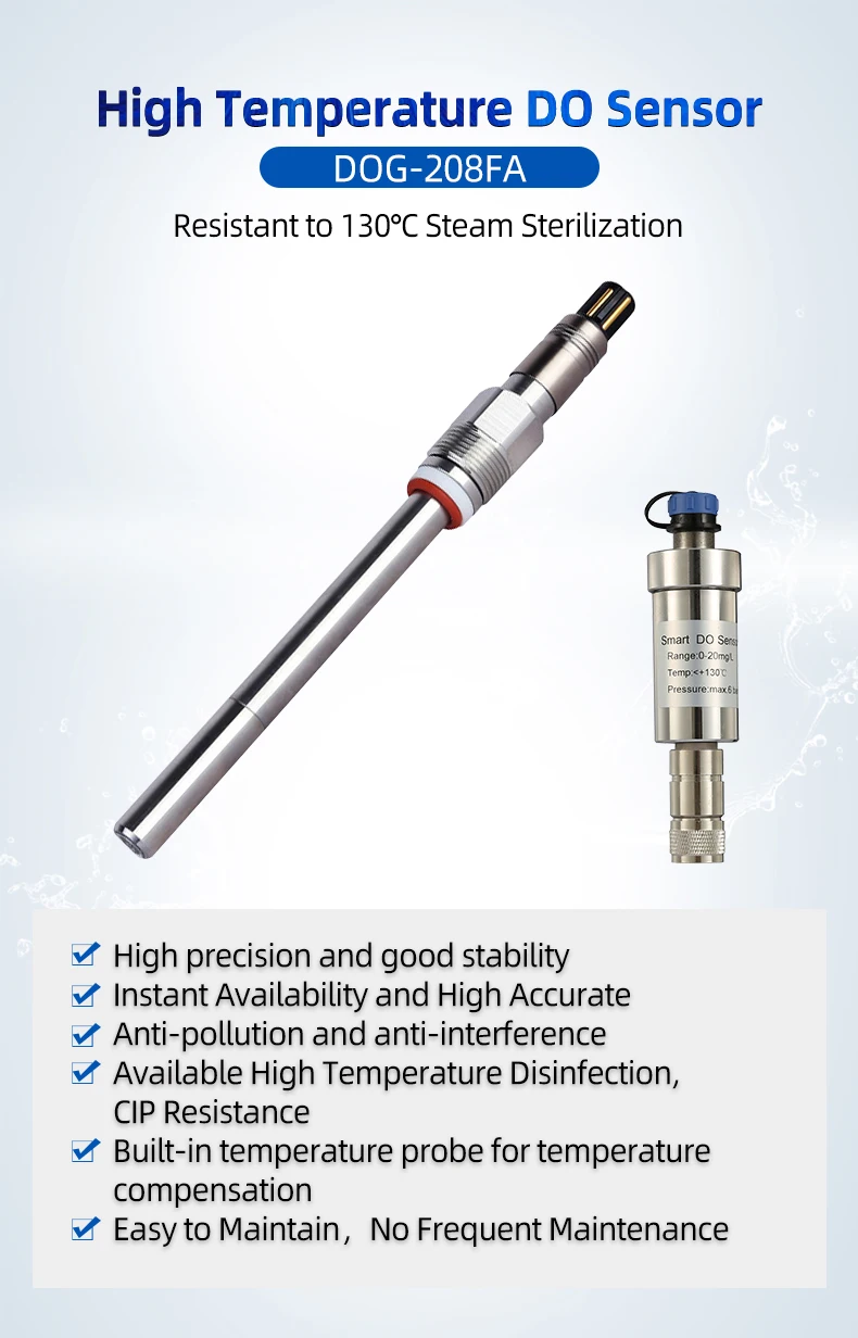 O2 Dissolved Oxygen Sensor for Bioreactor(DOG-208FA)| Alibaba.com