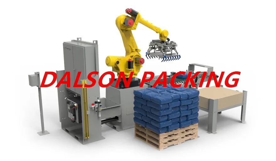 Robot Palletizing Suction Gripper Boxes Robot Palletizer Machine for ...
