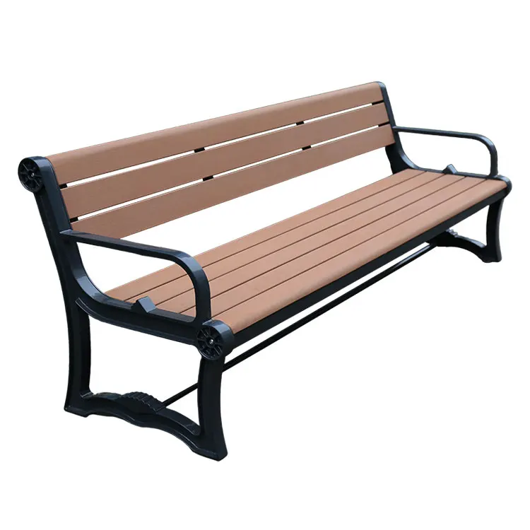 Custom Outdoor Antique Wpc Wood Park Bench Seat Outside Garden Patio ...