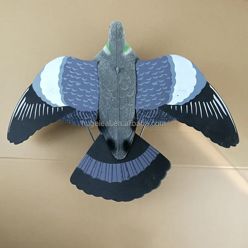 Outdoor Pigeon Decoy - Realistic Flying Hunting Pigeon