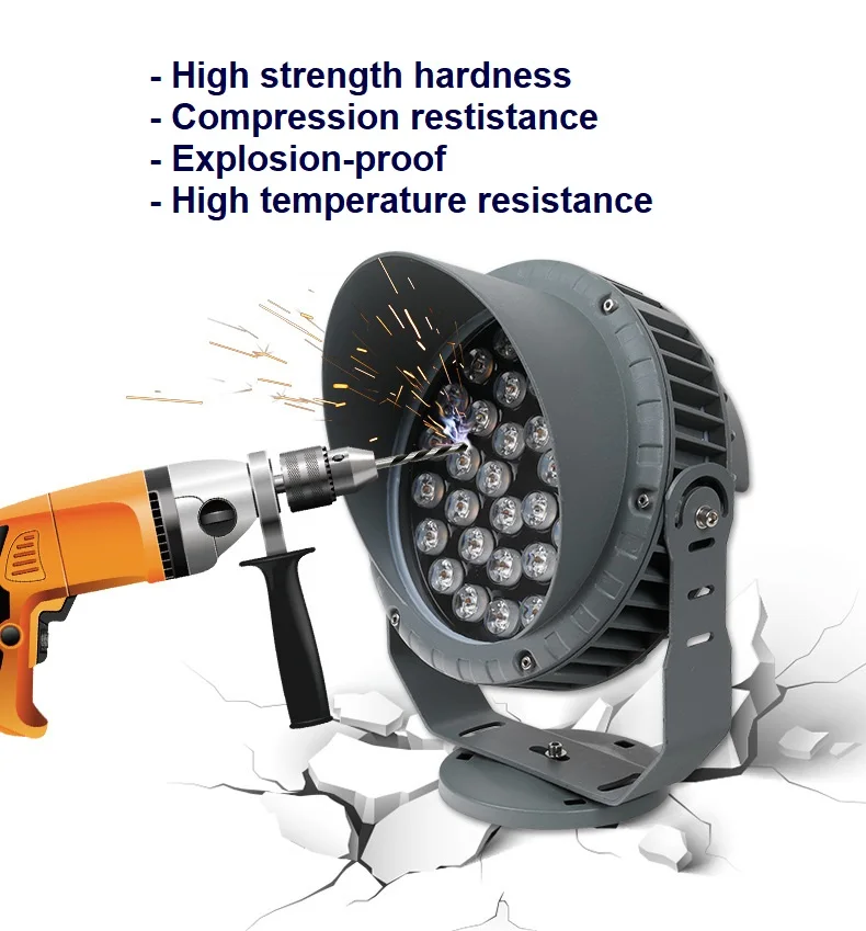 High Quality Ip65 Waterproof Wheel Led Floodlight Outdoor Aluminum Ml ...