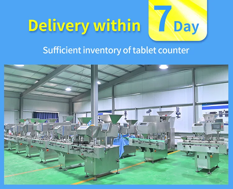 8 Lane Electric Automatic Capsule Tablet Counter Machine