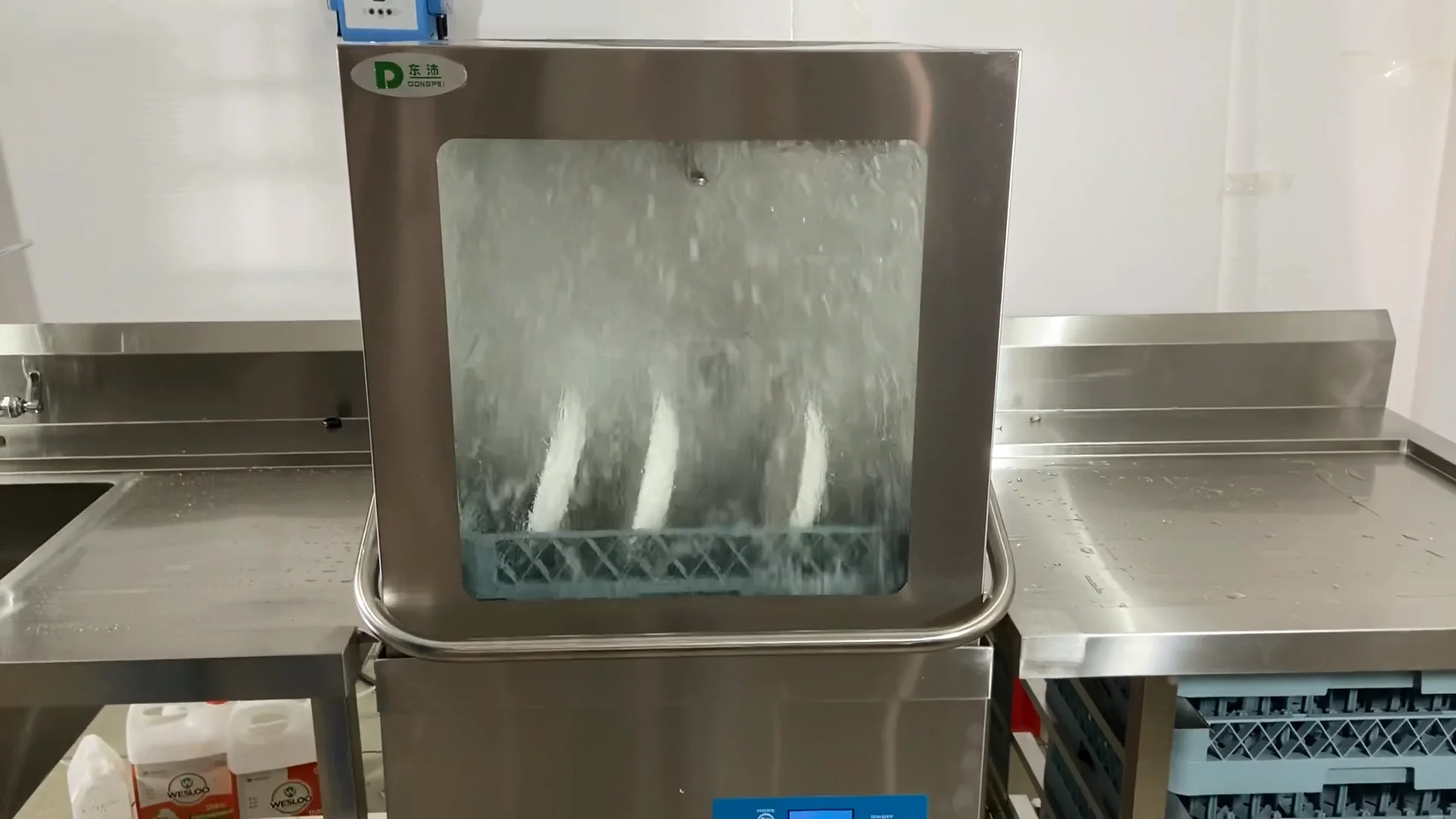 Commercial Hood Type Dishwasher/ Electric Dish Washer Machine For ...