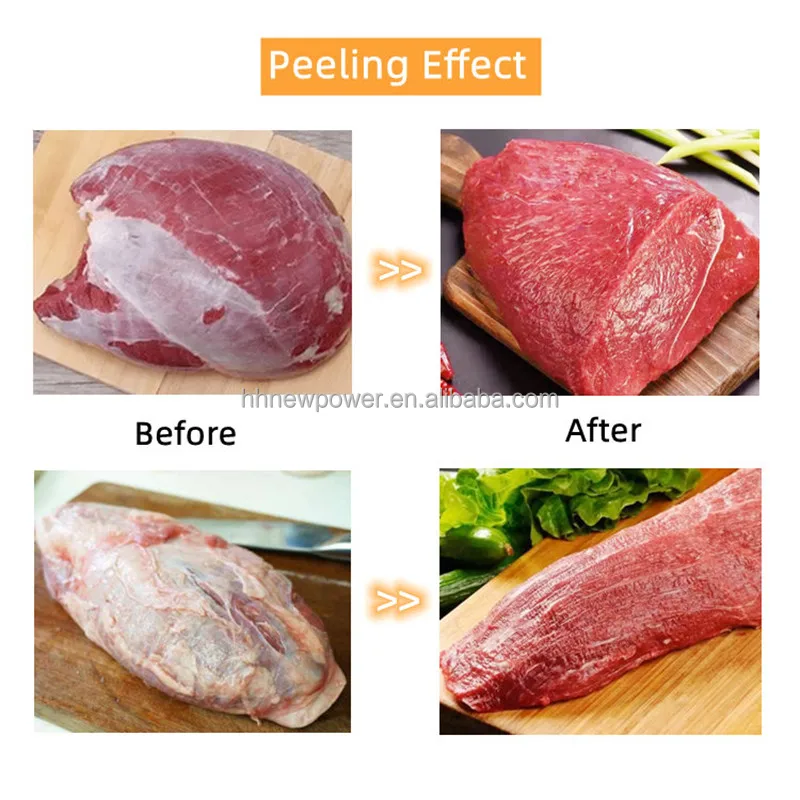 Stainless Steel Beef Leg Meat Membrane Removing Machine Tongue Sirloin ...