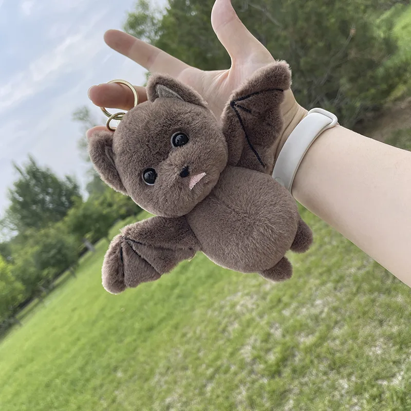 Linda Cute Soft Bat Plush Toy Doll Bag Pendant Key Chain Stuffed Animal ...