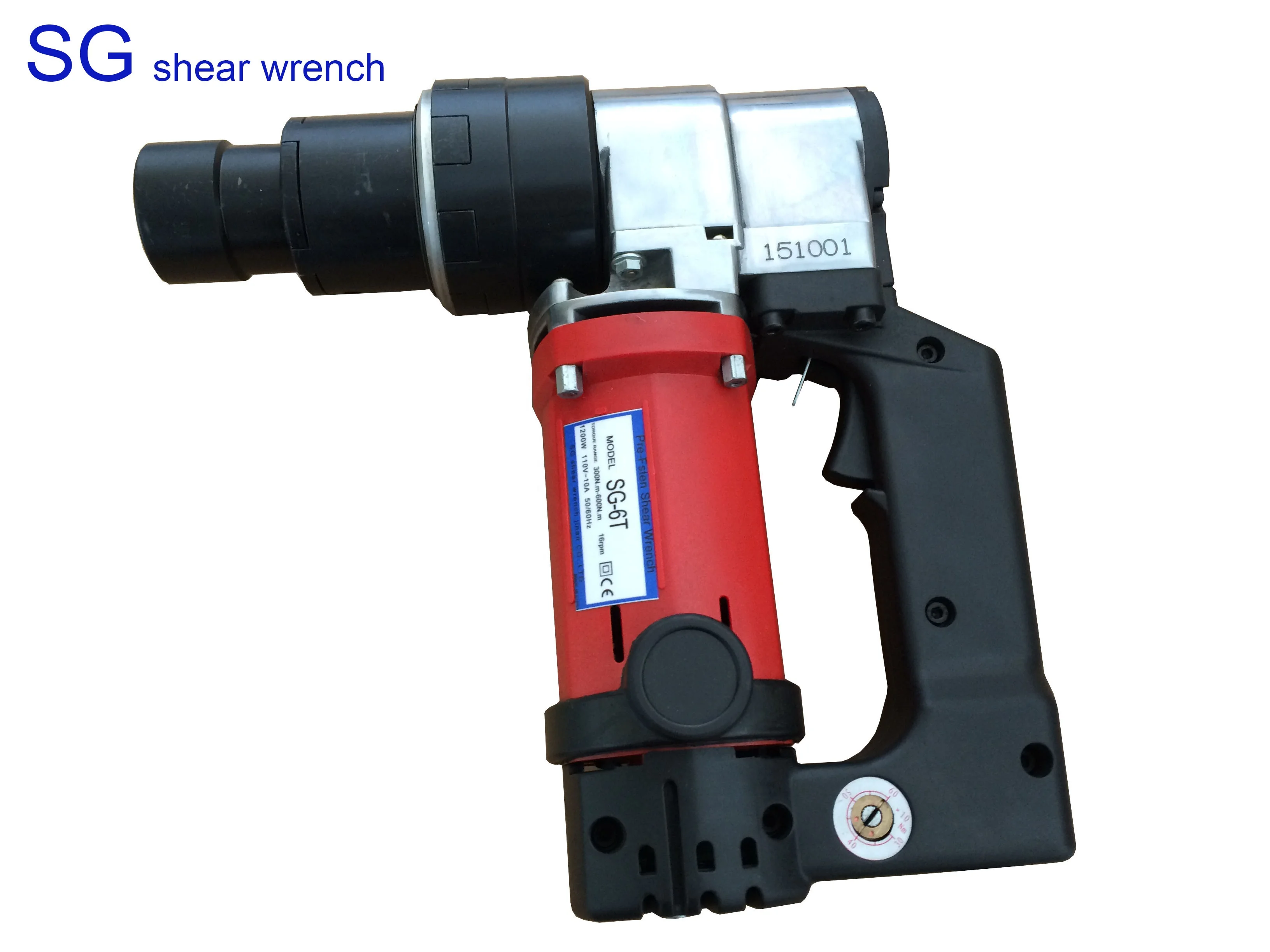 Pre-fasten Electric Shear Wrench M27 Tc Wrench 1-1/8" Tension Control ...