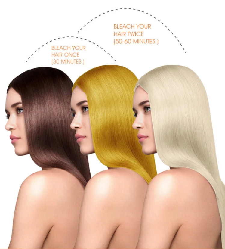 Factory Wholesale Powerful Anti Yellow Bleaching Up To 9 Level Of Lift ...