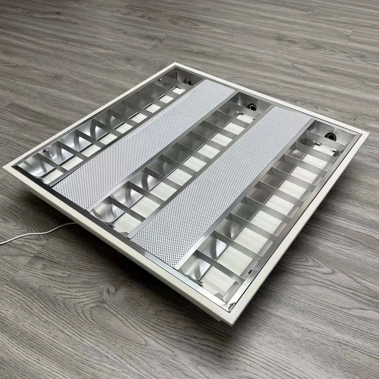 Office Lighting 2ft Louver Grille Lamp Aluminum Recessed Grille Lights ...