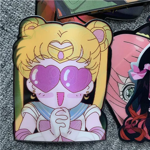 Anime Lenticular 3d Car Sticker Waterproof Diecut Shape Car Sticker Of ...