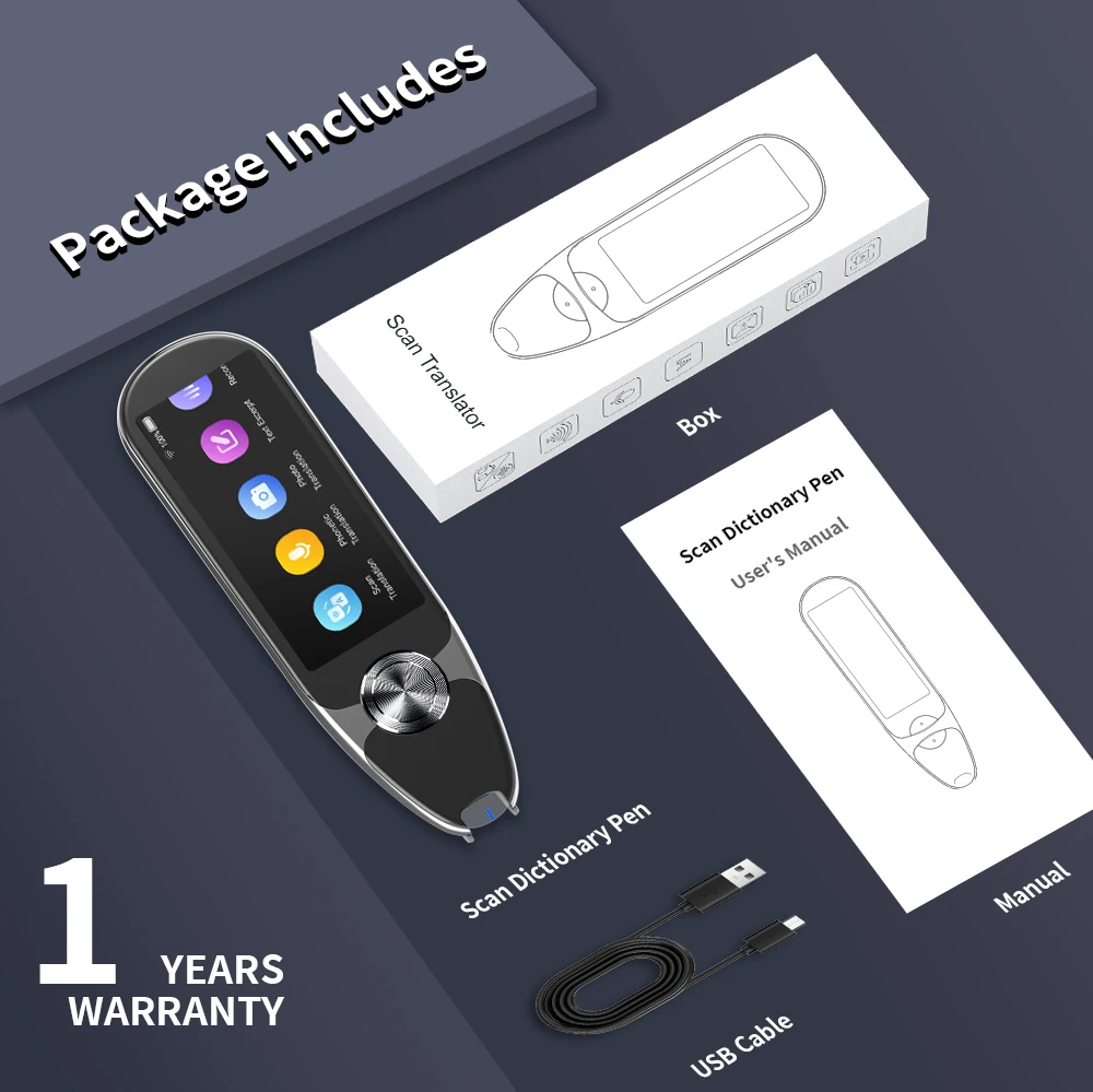 Smart Ai Scan Reader Translation Pen Portable Scanning Translator Pens ...