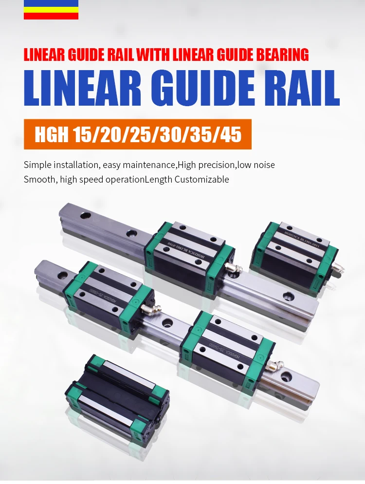 HGH15 20 25 30 35 45 Linear Guides - Precision and Speed