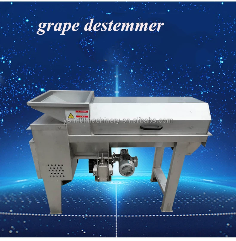 Efficient Grape Crusher Destemmer for Wine Processing