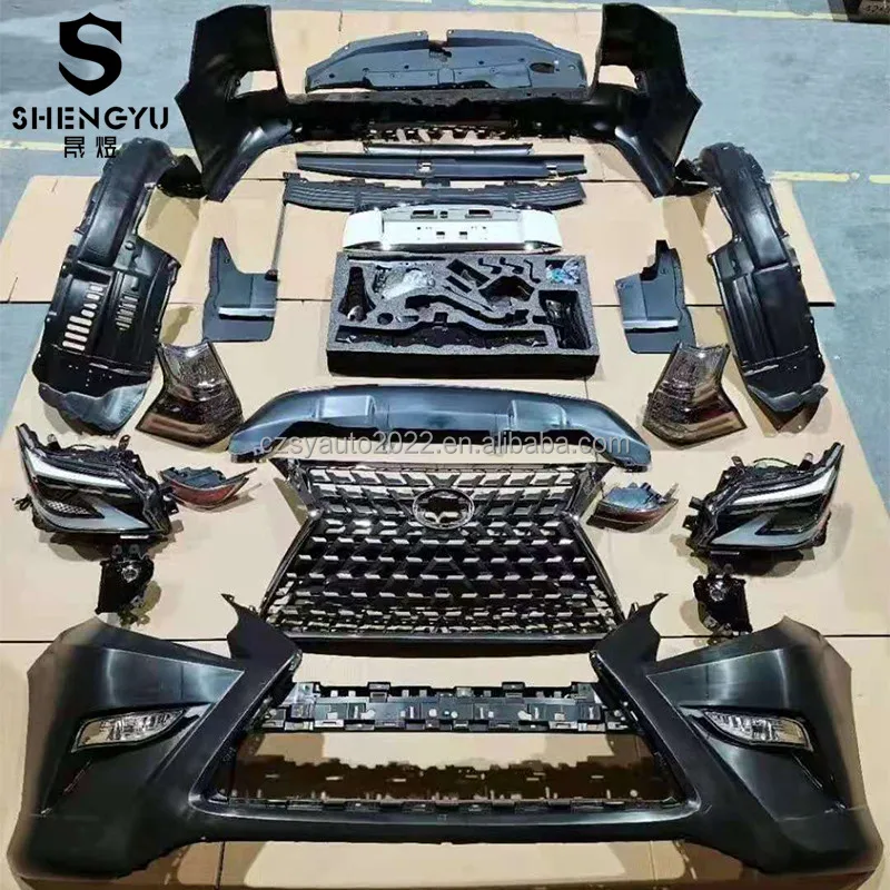 Body Kit With Head Lamp Tail Lamp Grille Bumper Complete For Lexus ...
