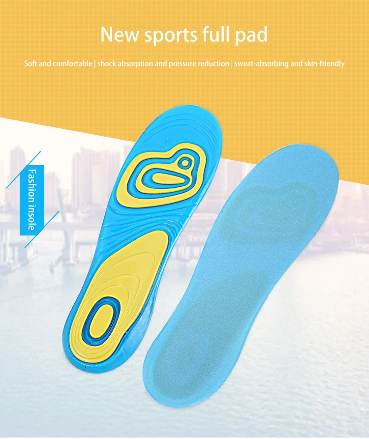99insole Soft Tpu Case Heel Cushion Pads Gel Sport Insole Foot Care ...