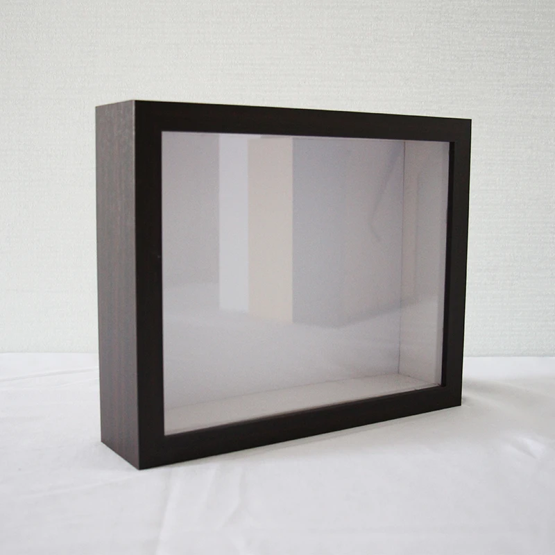 Black White Walnut Wood MDF 24x16 Shadow Box Deep 3d Shadow Box Frame ...