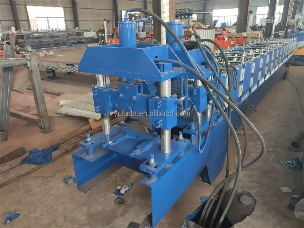 Color Steel Roof Sheet Making Ridge Sheet Cold Roll Forming Machine ...