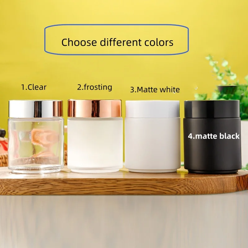 Wholesale Glass Cosmetic Jar 150g 200g High-capacity Cream Jar Fashion ...