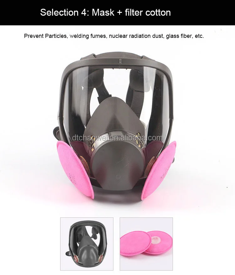6800 Electric Blower Full Face Gas Mask - PAPR by KELUOER