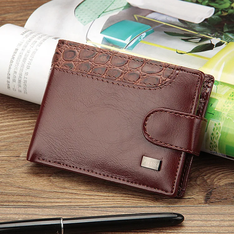 Fashion Men Wallet With Coin Bag Zipper Short Money Purses New Design ...