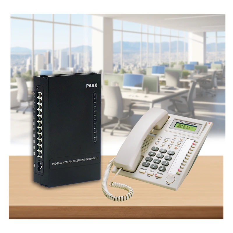Best analog PABX PBX for small business MK308 with Key telephone system ...