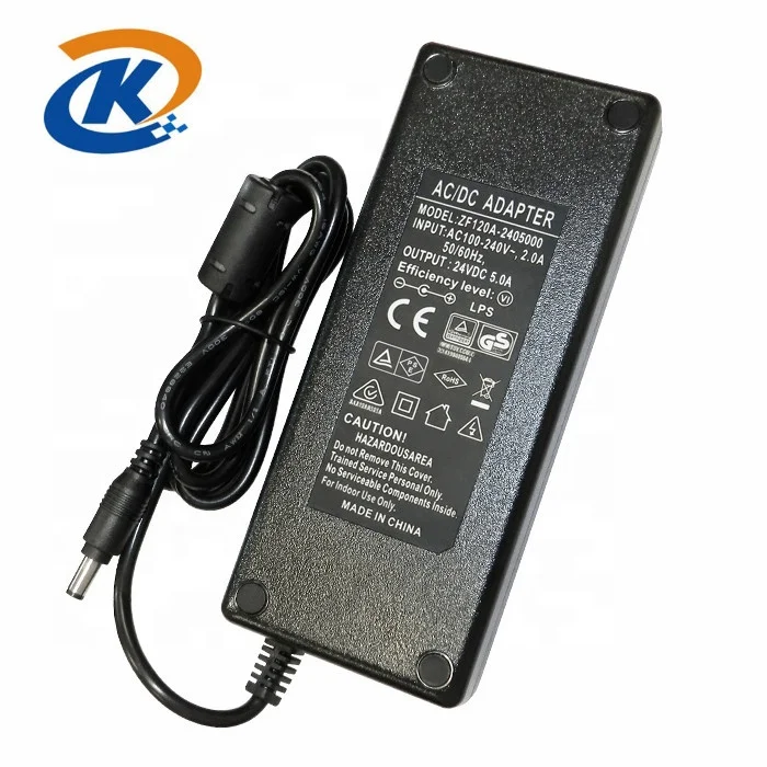 Kc Kcc การอนุมัติ 24 V 5a แหล่งจ่ายไฟ Kc Dc 24 V 120 W ทางการแพทย์ Switching Adapter สำหรับ Led ...