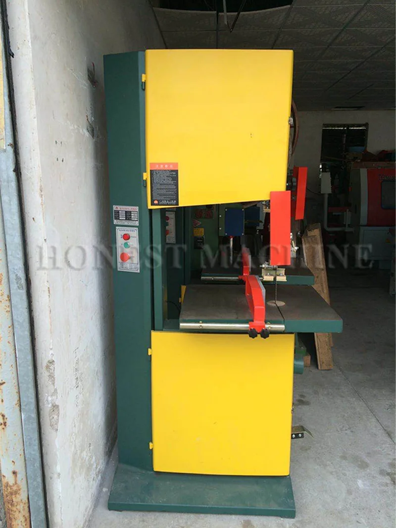 Time Saving Vertical Band Saw Machine Wood Cutting / Band Saw Machine ...